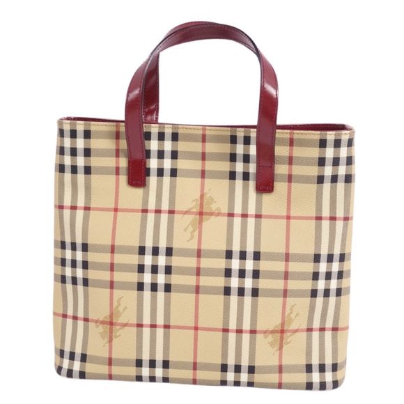 Burberry | Bags | Burberry London London Handbag Tote Bag Check Pattern ...